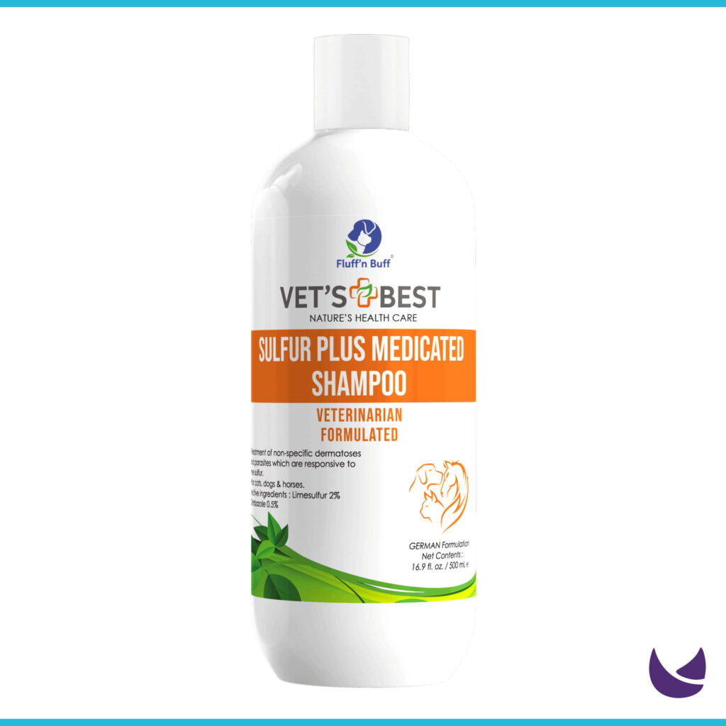 Fluff 'n Buff Sulfur Plus Medicated Shampoo - Chubby Meows