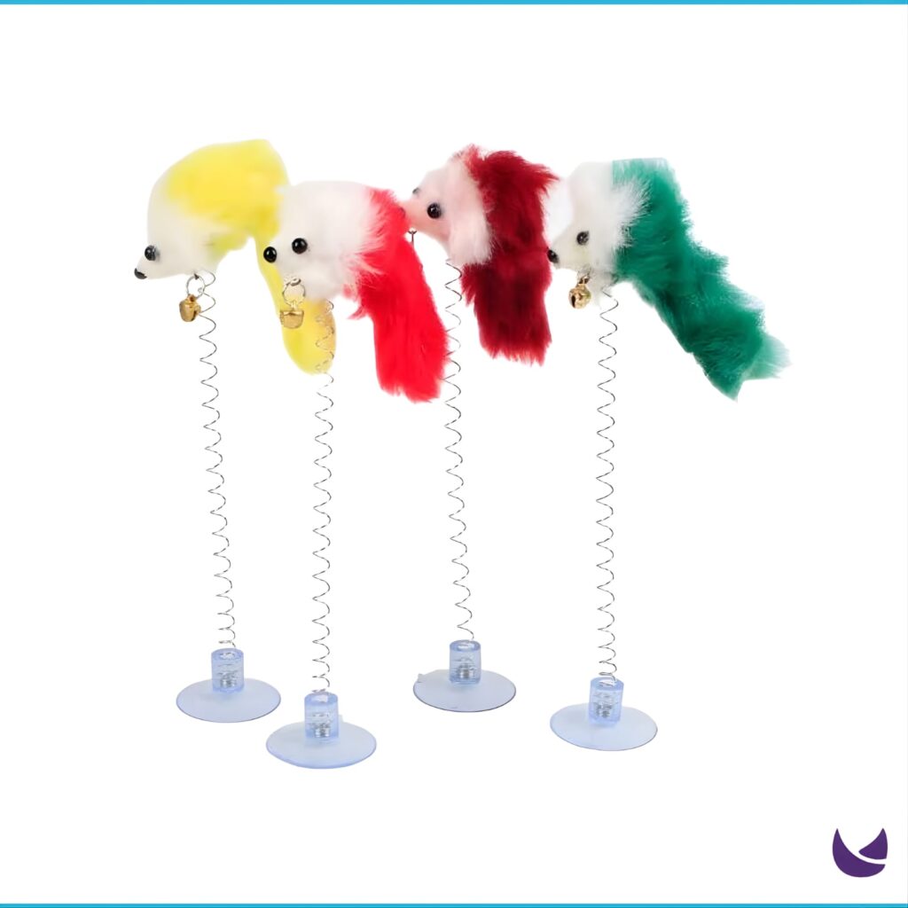 Spring Mouse Toy for Cats - Chubby Meows