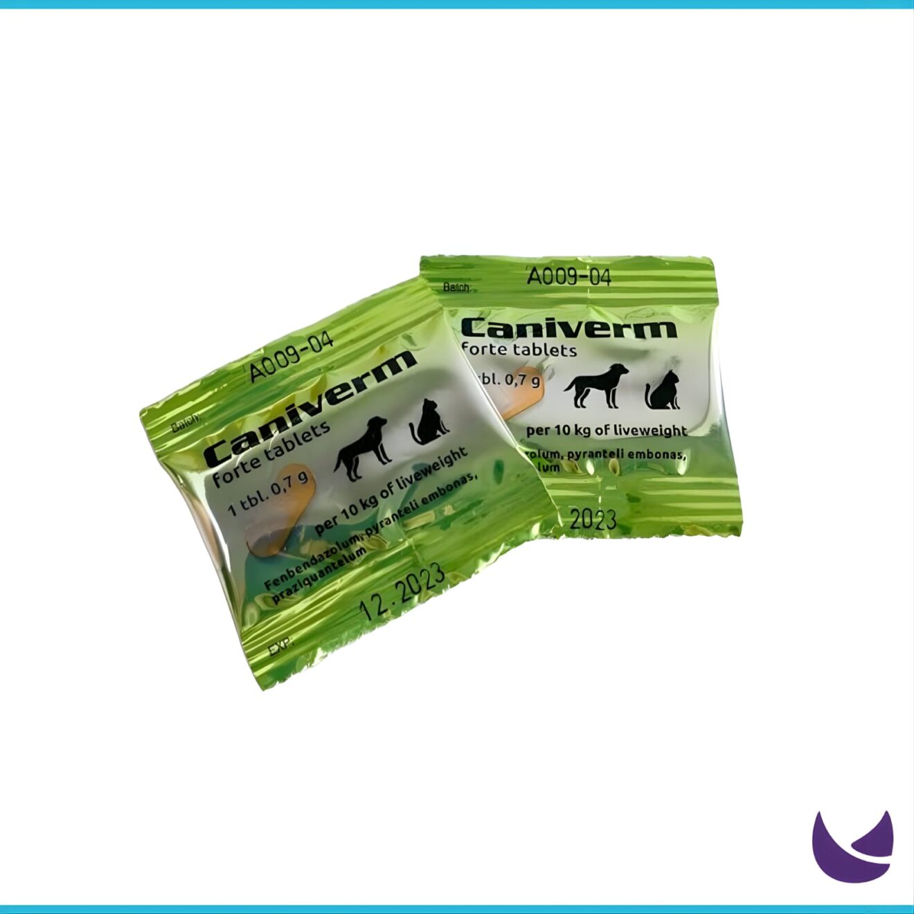 Caniverm Deworming Tablet – For Adult Cats and Dogs - Chubby Meows